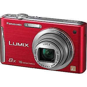 Lumix DMC-FH27 16.1 Megapixel Compact Camera - 5 mm-40 mm - Red