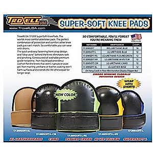 TROXELL USA - SuperSoft 109 Knee Pad (Med/Reg Size, Bagged in Pairs