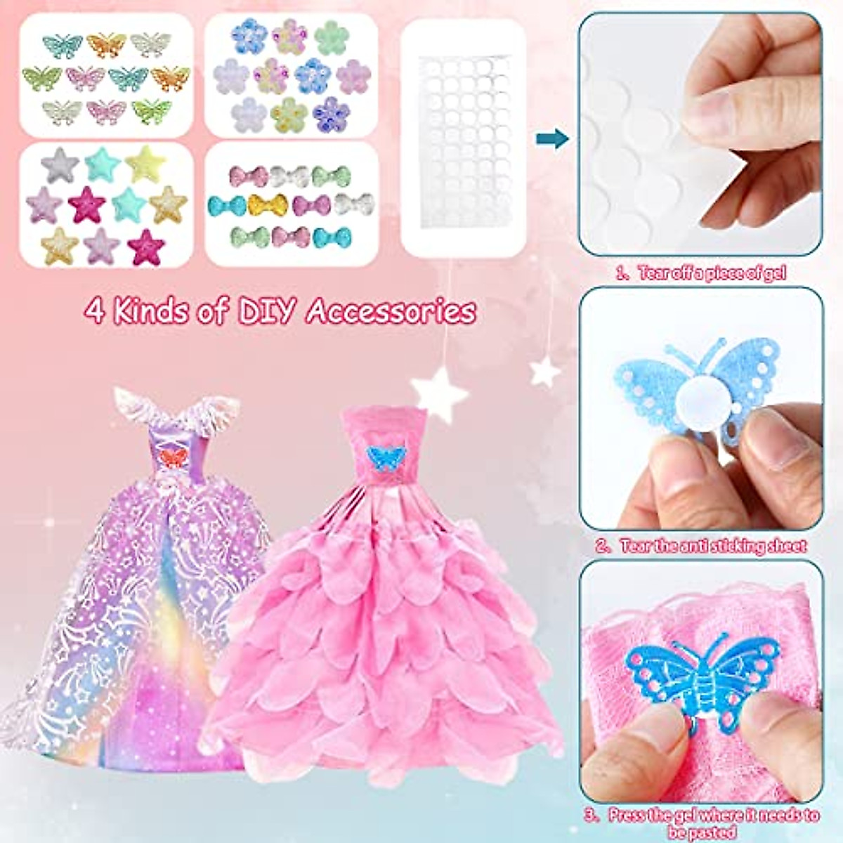 98 Pack Doll Clothes and Accessories with Closet Wardrobe DIY Playset for 11.5 Inch Doll Including Wedding Dress Fashion Dress Casual wear Swimsuit Shoes Hangers Necklace Bags (11.5inch)