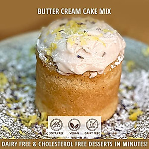 VEGANIZE IT! Vegan Vanilla Butter Cream Cake 12 OZ, Classic Flavor Moist Fluffy Cupcake Mix, No Preservatives Gluten Free Non-GMO Desserts & Treats | Pack of 2