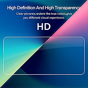 BIGFACE Compatible with iPhone 13 Mini Screen Protector + Camera Lens Protectors, [2 + 2 Pack] Premium HD Clear Tempered Glass, Anti-Bubble 3D Curved Accuracy Film for iPhone 13 Mini(5.4 Inch)