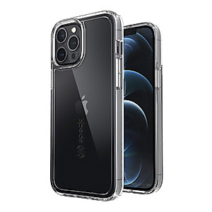 Speck Products GemShell iPhone 12 Pro Max Case, Clear/Clear, 137610-5085