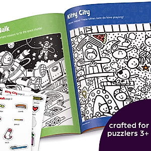 Highlights Hidden Pictures Sticker Fun Sticker Books for Kids Ages 3-6, 4-Pack of Sticker Books, 64 Pages of Seek and Find Sticker Activities, Books Double as Coloring Books, 480+ Stickers, Volume 2