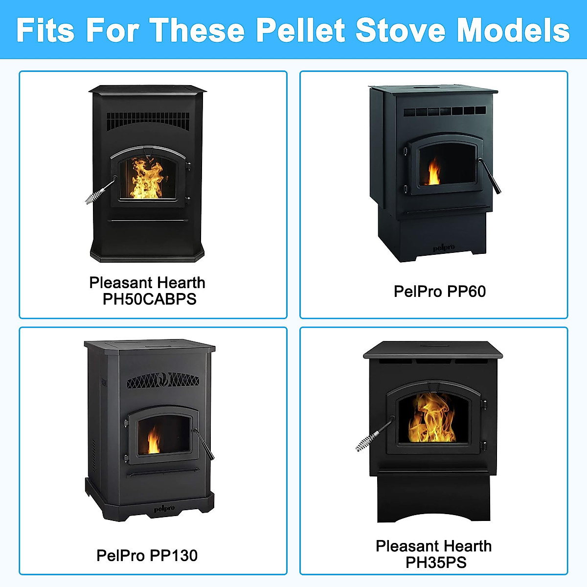 Burn Pot for PelPro PP130 PP60 PP70 PP130-B PP130B PPC90 TSC90 PP150 Pellet Stoves, Stainless Steel Upgraded Burn Pot for Pleasant Hearth PH35PS PH50CABPS PH50PS, SRV7077-003 Firepot for PelPro