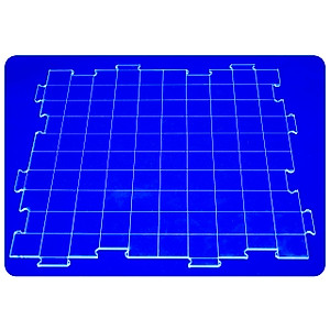 Interchangeable Clear Battle Tiles Great for D&D and RPG Games Combo Pack ~ 4-Small, 4-Big