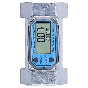 Electronic Digital Flow Meter Turbine Flow Meter Electronic Digital Fuel Liquid Water Gas Oil Flowmeter 2in 2.3V‑3.3V LLW‑50