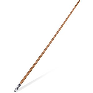 Carlisle FoodService Products 4526700 Lacquered Wood Broom Handle with Metal Threaded Tip, 60" Length, 15/16" Diameter (Pack of 12)