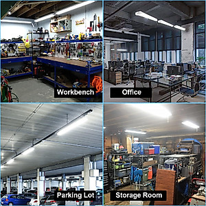 THKSGOD Linkable LED Shop Light 4ft