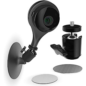 ABOOM (2 Pack) 360 Degree Adjustable Wall Mount Bracket Kit Compatible with Google Nest Cam ，Hole-Free Installation, NOT Included Google Nest Cam