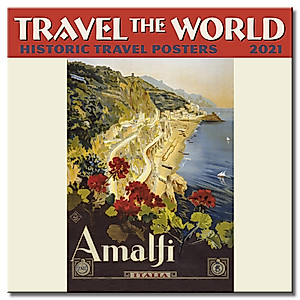 Travel The World Mini Wall Calendar 2021, 7" x 7"