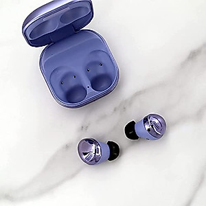 Memory Foam Tips Compatible with Galaxy Buds Pro/Galaxy Buds 2 / Galaxy Buds Plus Replacement Ear Tips, Perfect Noise Cancellation, Fit in Case, 6 Pairs [3 Size] Foam Tips Black (Foam GBP6P)