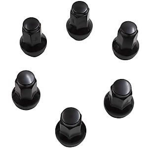 Wheel Accessories Parts Set of 24 Black 14x2 Factory Style Lug Nuts Cone Seat fits Ford F150, Expedition, Lincoln Part # 4L3Z-1012-A 7L1Z-1012-A 611-288 OEM Style Wheel Lug Nut (24, M14x2.0, Black)