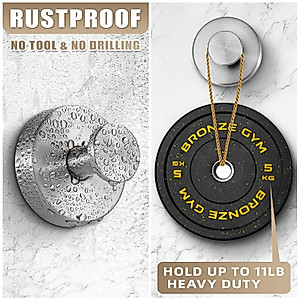 Fenas Suction Cup Hooks for Shower Bathroom Hooks for Towels, Robes, Loofah – Mountable on Bathroom Walls, Kitchen, Glass, Mirrors, Tile and Other Smooth, Non-Porous Surfaces Brushed Nickel 2 Pack