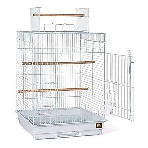 Prevue Top Opening Bird Cage Wht/Wht