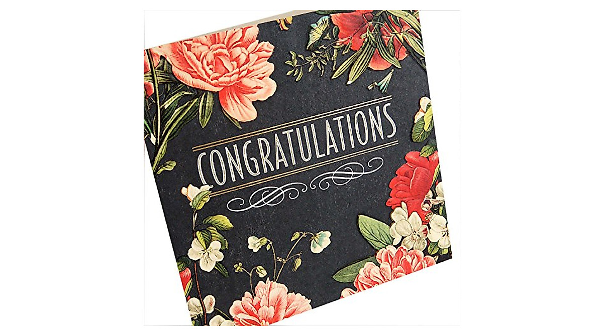 Stylish Hallmark Wedding Card for Newlyweds
