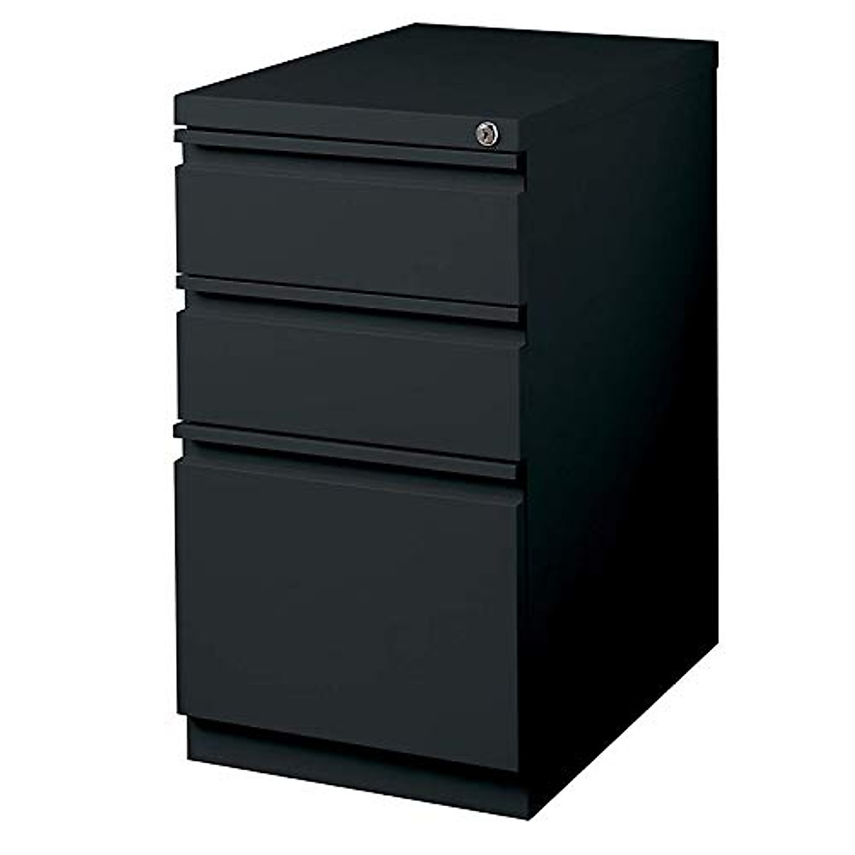 Hirsh Industries 20" Deep Box-Box-File Mobile Pedestal in (Black)