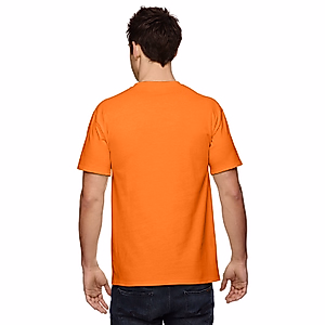 Fruit of the Loom 100% Heavy Cotton HD Pocket T-Shirt, Large, SAFETY ORANGE