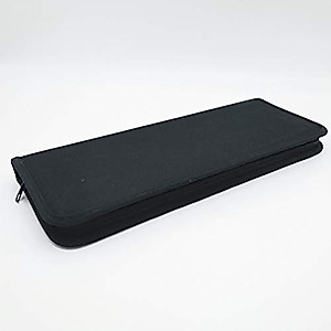 NUOBESTY Pencils Roll Canvas Brush Wrap Rollable Pouch Pen Art Paint Brush Holder Storage for Students Artist