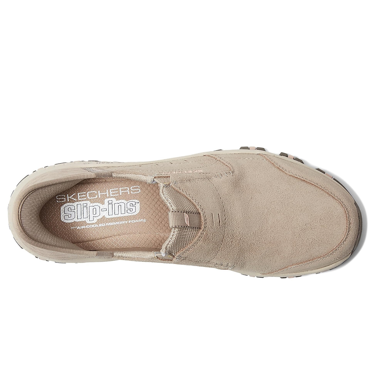 Skechers Women's Hands Free Slip-Ins Hillcrest-Sunapee Sneaker, Taupe, 9.5