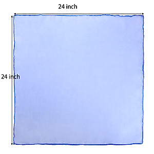 Jucoan 40 Pack Colorful Dance Scarves for Kids, 20 Colors Square Juggling Scarf Actives Scarves, 24 x 24 Inch Soft Ribbon Music Scarves Rhythm Scarves for Children Movement Play