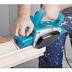 Electric Hand Planer Kit, 110V 800W Powerful Portable Electric Wood Planer Hand Held Woodworking Power Tool for Carpenter Woodworking Home DIY Furniture, US Plug