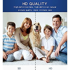 senri Mini Camera Hidden Camera 1080p HD with Video Live Feed WiFi, Portable Night Vision Nanny Cam Home Security Surveillance Baby Monitor, Outdoor Monitor for Pets