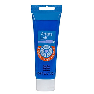 Artist's Loft Acrylic Paint, 4 oz (Neon Blue)
