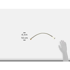 Geberit Connecting Hose for Concealed cisterns, 120 mm, 1 Piece, 240.921.00.1, Silver