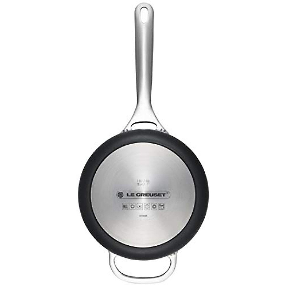 Le Creuset Toughened Nonstick PRO Saucepan With Glass Lid, 3 qt.