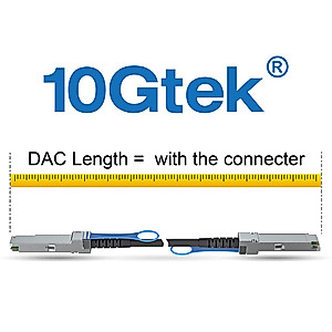 40G QSFP+ DAC Cable - 40GBASE-CR4 Passive Direct Attach Copper Twinax QSFP Cable for Cisco QSFP-H40G-CU3M, Meraki MA-CBL-40G-3M, Supermicro, Mikrotik, Open Switch Devices, 3-Meter(10ft)