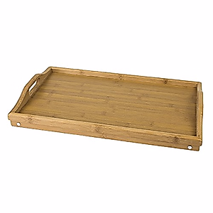 Home Basics Bamboo Breakfast Bed Tray, Natural