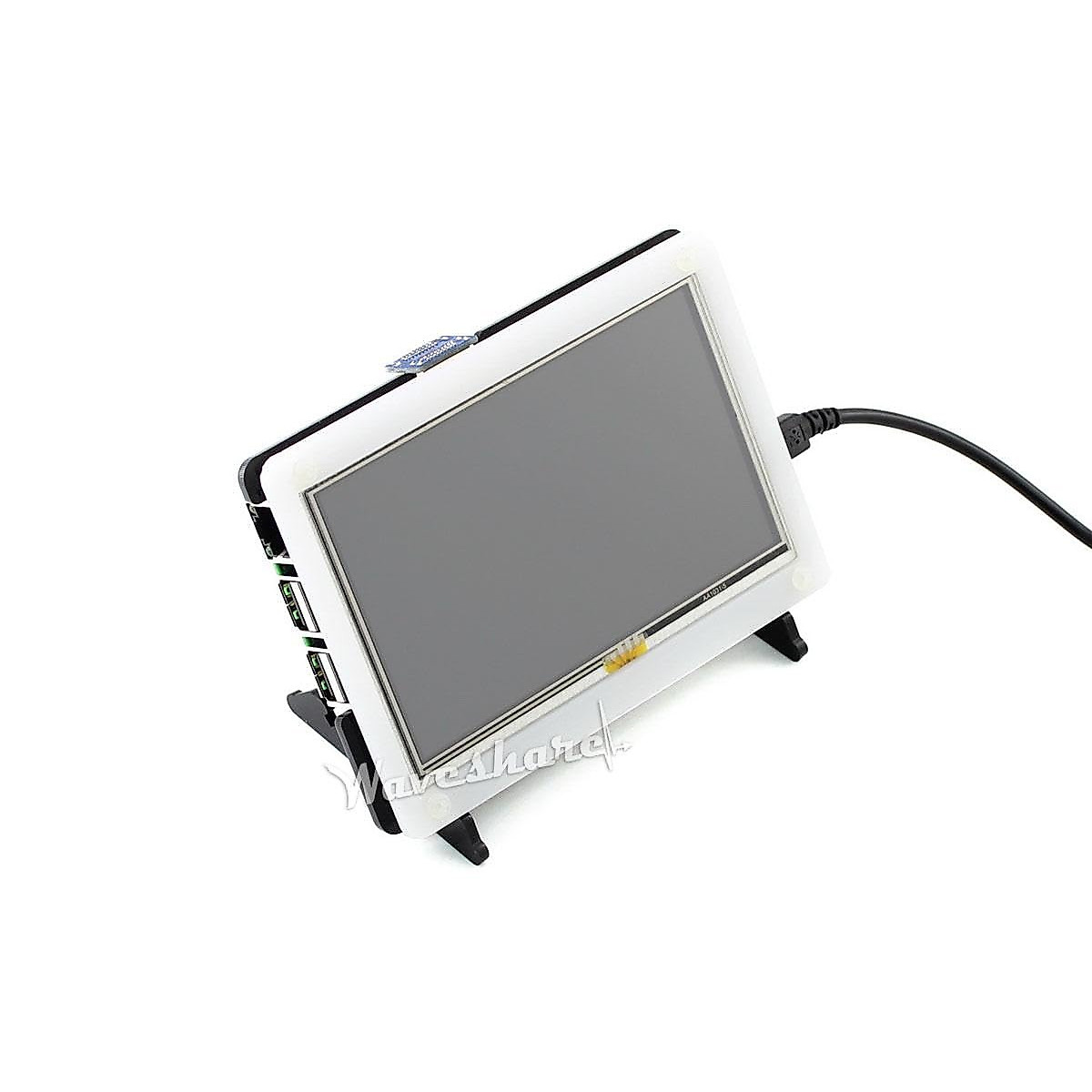 Waveshare Bicolor(White&Black) Bracket Case for 5inch HDMI LCD Combines The Touch Screen LCD and Pi into an All-in-one Device