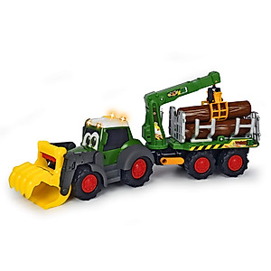 DICKIE TOYS - Happy Fendt 25 Inch Forester Truck and Trailer, Green