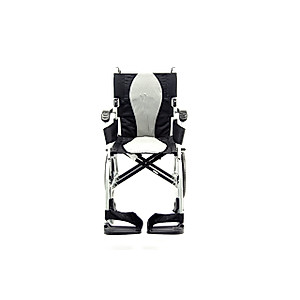 Karman Healthcare S-2512 Ergo Flight Transport Ultra Lightweight Wheelchair Luxury Seat, 18"