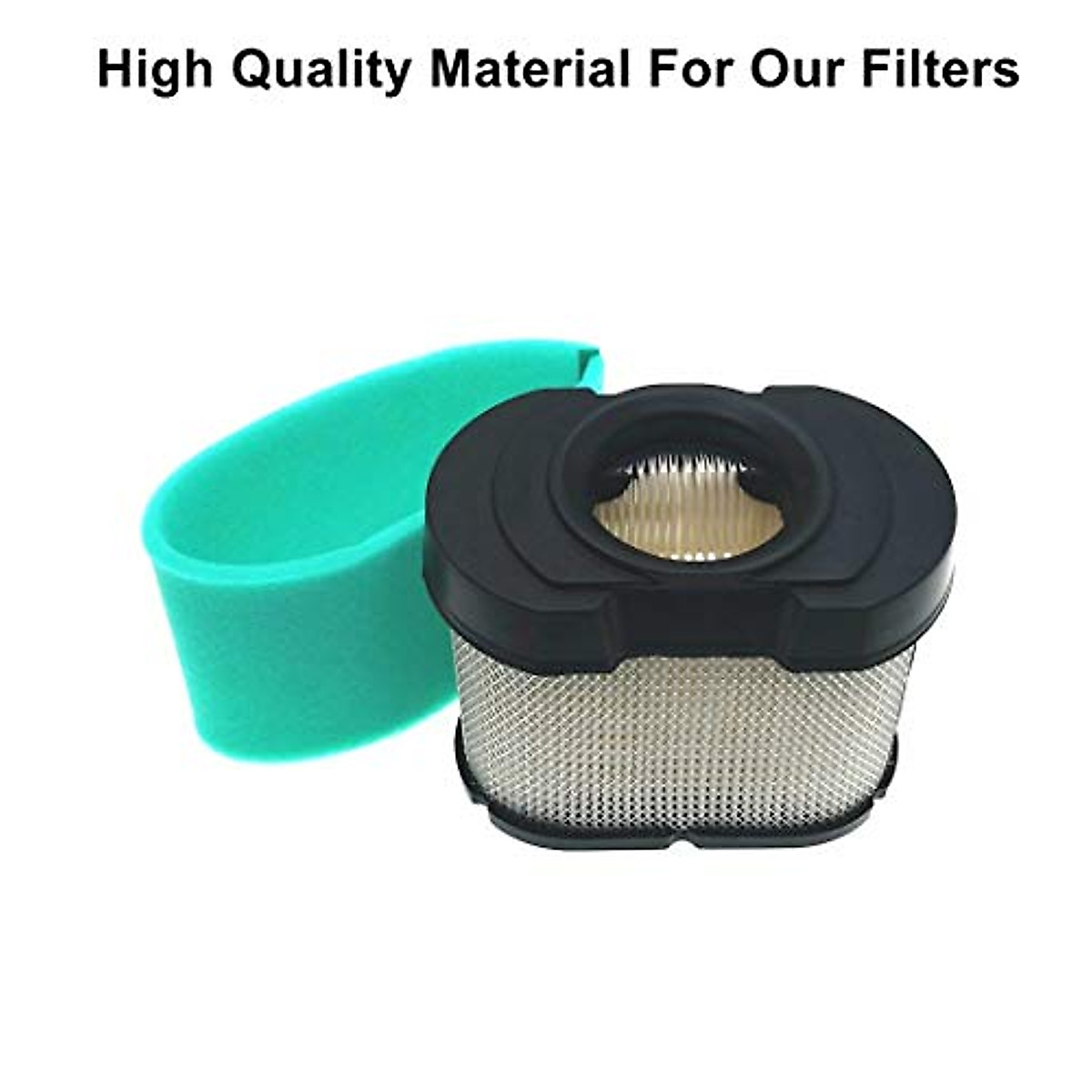 MOWFILL 792105 Air Filter Replace for Briggs Stratton 276890, 4233, 5405, 5405H, 5405K, 593240, 798748 OEM Air Cleaner Cartridge with 792303 Pre Filter Fits Lawn Mower Air Cleaner Element