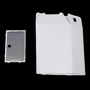 LiFuJunDong 20 Pcs Shoes Storage Organizer,White Plastic Stackable Shoe Organizer for Closet,Universal Shoe Storage Boxes for Men and Women (20 Pcs)