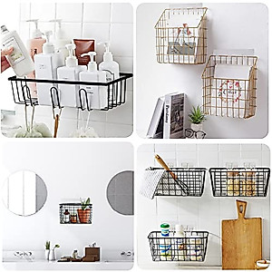 HAPY SHOP 8 Pack Adhesive Hooks Sticker Strong Shower Caddy Adhesive Hooks Replacement Nail Free Transparent Adhesive Pad No-Trace Wall Stick Adhesives Hook for Bathroom Shower Caddy Corner Shelf