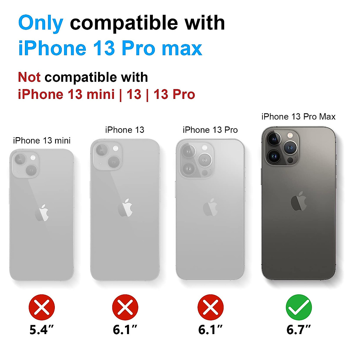 Nillkin Case for iPhone 13 Pro Max Case with Stand, Slide Camera Cover, Military Grade Shockproof Portective Case Compatible with MagSafe Wireless Charger&MagSafe Car Mount Holder, Black