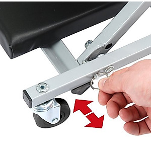 Pro-Lift C-2036D Grey 36" Z-Creeper Seat , Black