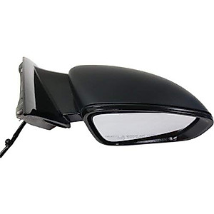 Kool Vue Passenger Side Power Heated Mirror for Chrysler 200 2015-2017 Without Signal Light, Blind Spot Monitor, Memory, Puddle Lamp & Auto-Dimming Paintable