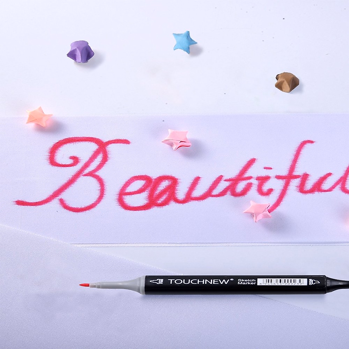 DJDZ 4 Pack White Blank (Plain) Satin Sash Party Accessory for Party,Wedding Decorations and DIY - Design Your Own Sash (White)