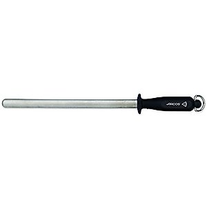 ARCOS Sharpening Steel 11 Inch Nitrum Stainless Steel and 280 mm blade. Series Chaira. Body Carbon Steel Chromium Coated 11 - Handle Polypropylene. Lightweight and smooth shapes. Yellow Color.