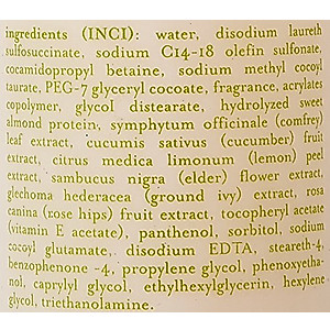 kai Body Wash, 8 Fl Oz., foaming body wash with vitamin e, extracts of cucumber + comfrey, scented with the delicously, fresh + clean signature fragrance. vegan, cruelty free, made in the usa