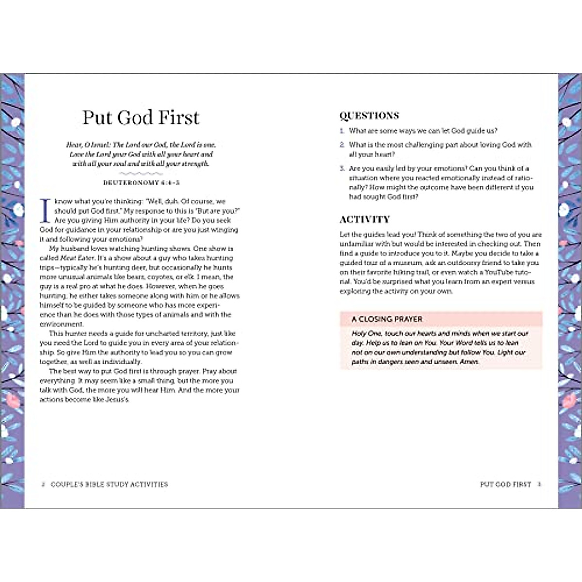 Couple's Bible Study Activities: 70 Engaging Activities to Connect With Your Faith and Each Other