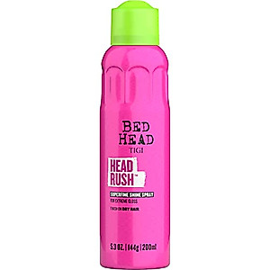 TIGI Bed Head Headrush Shine Hair Spray for Smooth Shiny Hair 5.3 oz