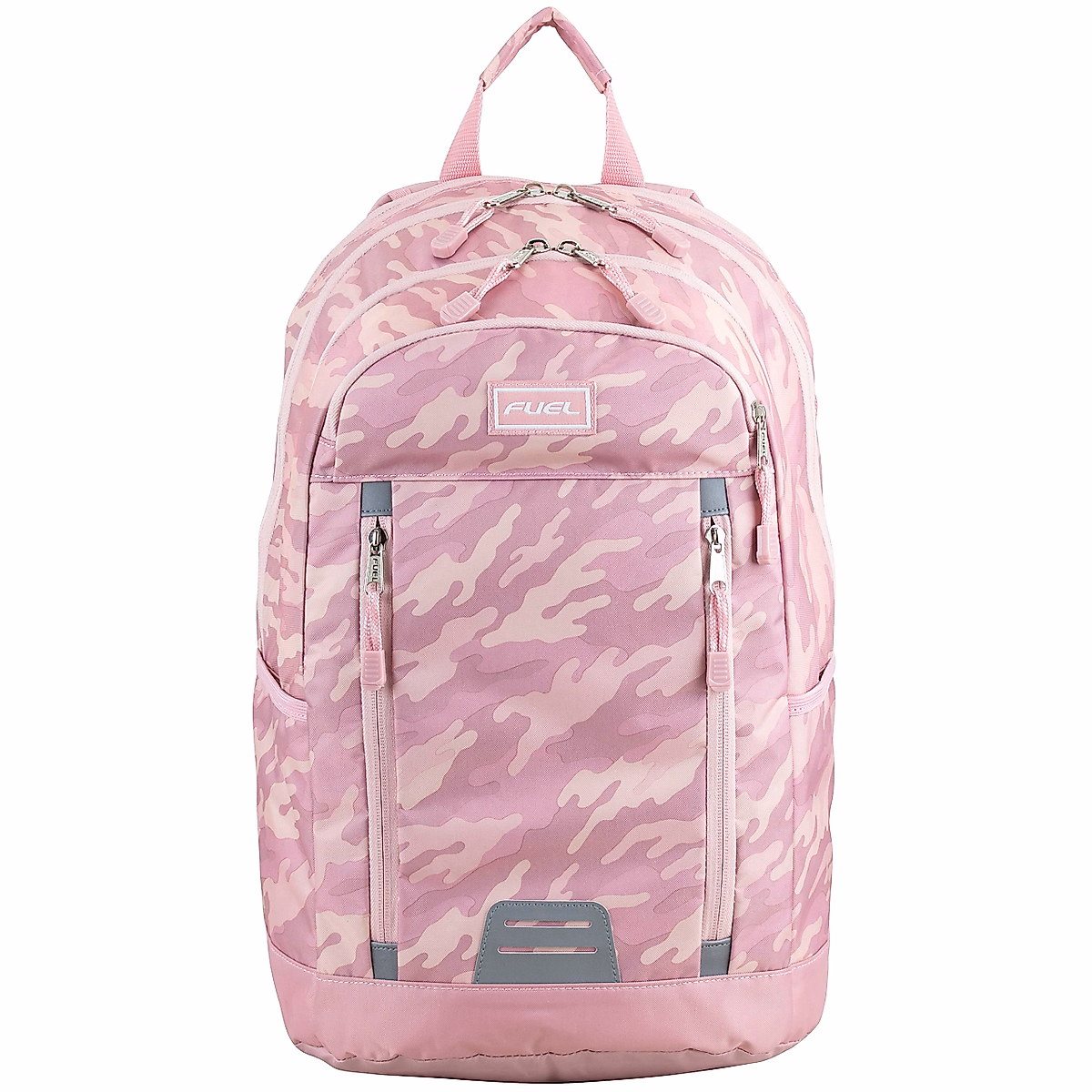 Fuel Pro Sport Active Multi-Pocket Travel Luggage Carry On Weekender Daypack Hiking Camping Backpack Bag, Pink Camo