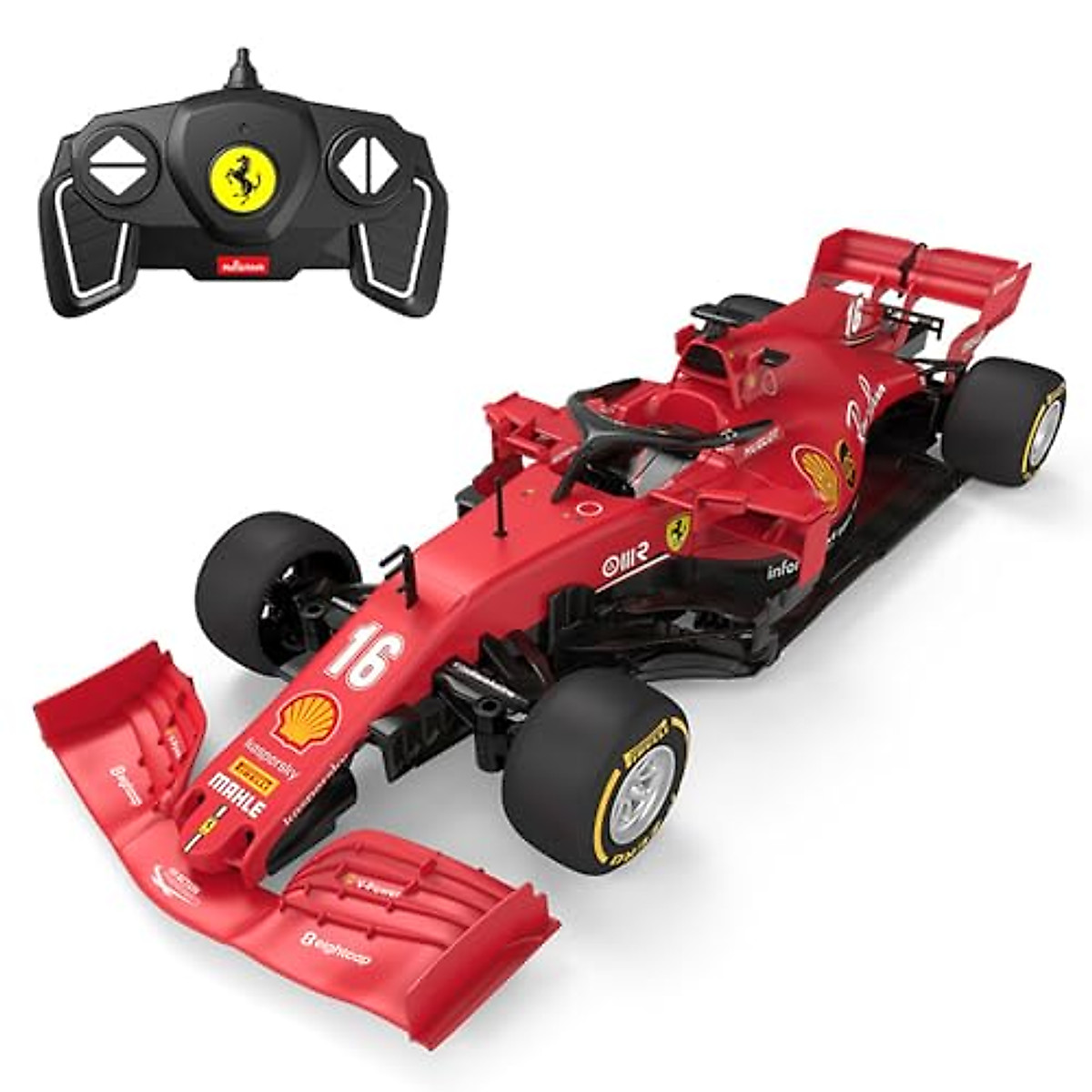 RASTAR RC Car Kits to Build 1/16 Scale Compatible with Ferrari SF 1000 RC Car Assembly Building Kit with Remote, 65pcs DIY, STEM Kits for Kids Ages 8+