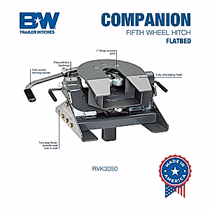 B&W Trailer Hitches Flatbed Companion Fifth Wheel Hitch- RVK3050