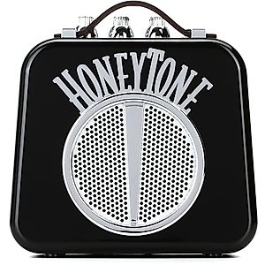 Danelectro Honeytone N-10 Guitar Mini Amp, Black with belt clip