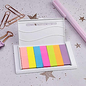 Azeeda 'Lily of The Valley' Sticky Note Ruler Pad (ST00025086)